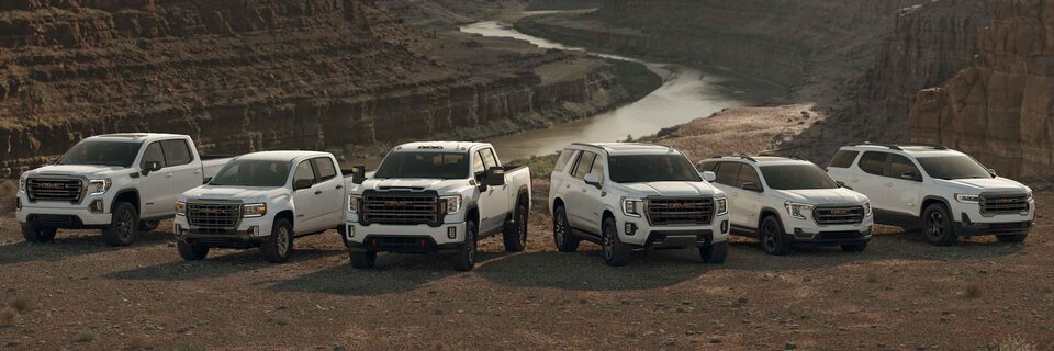 GMC AT4 Off-Road Trucks & SUVs | Acadia, Yukon, Canyon, & Sierra