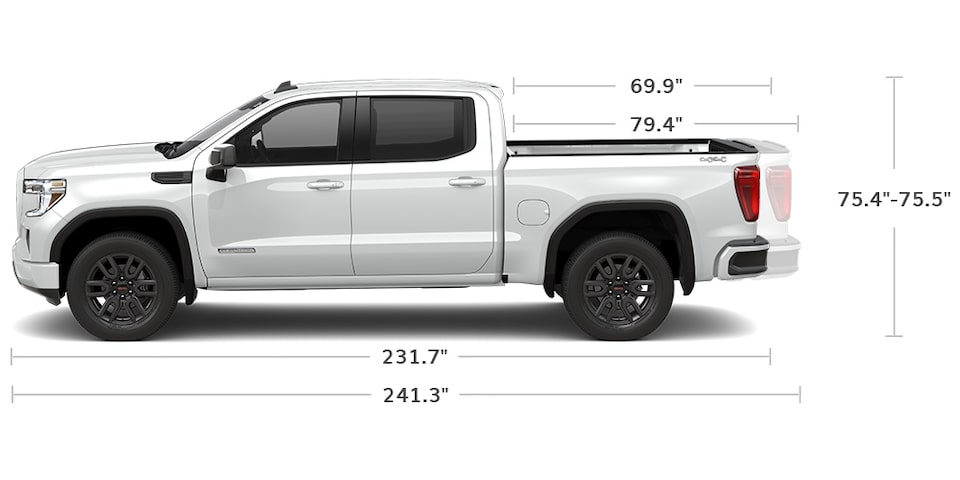 Inspiring Length Of Gmc Sierra 1500 Crew Cab Short Box Images